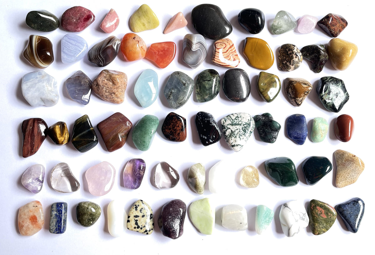 75 Natural Tumbled Stone Collection - High Grade (20-35mm) TB75 ...