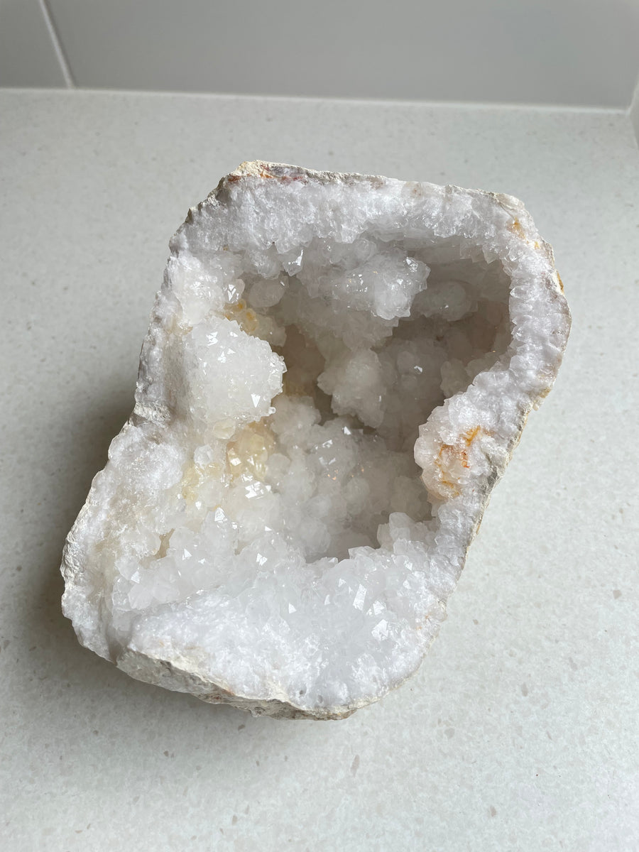 Moroccan Quartz Geode Pair Large (160mm, 2.5-3kg) QG074 – Crystal King ...
