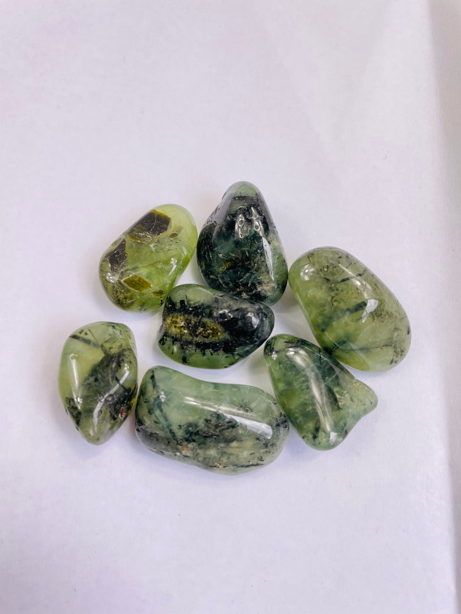 Prehnite Tumbled Stones TB063 x 1 – Crystal King Australia