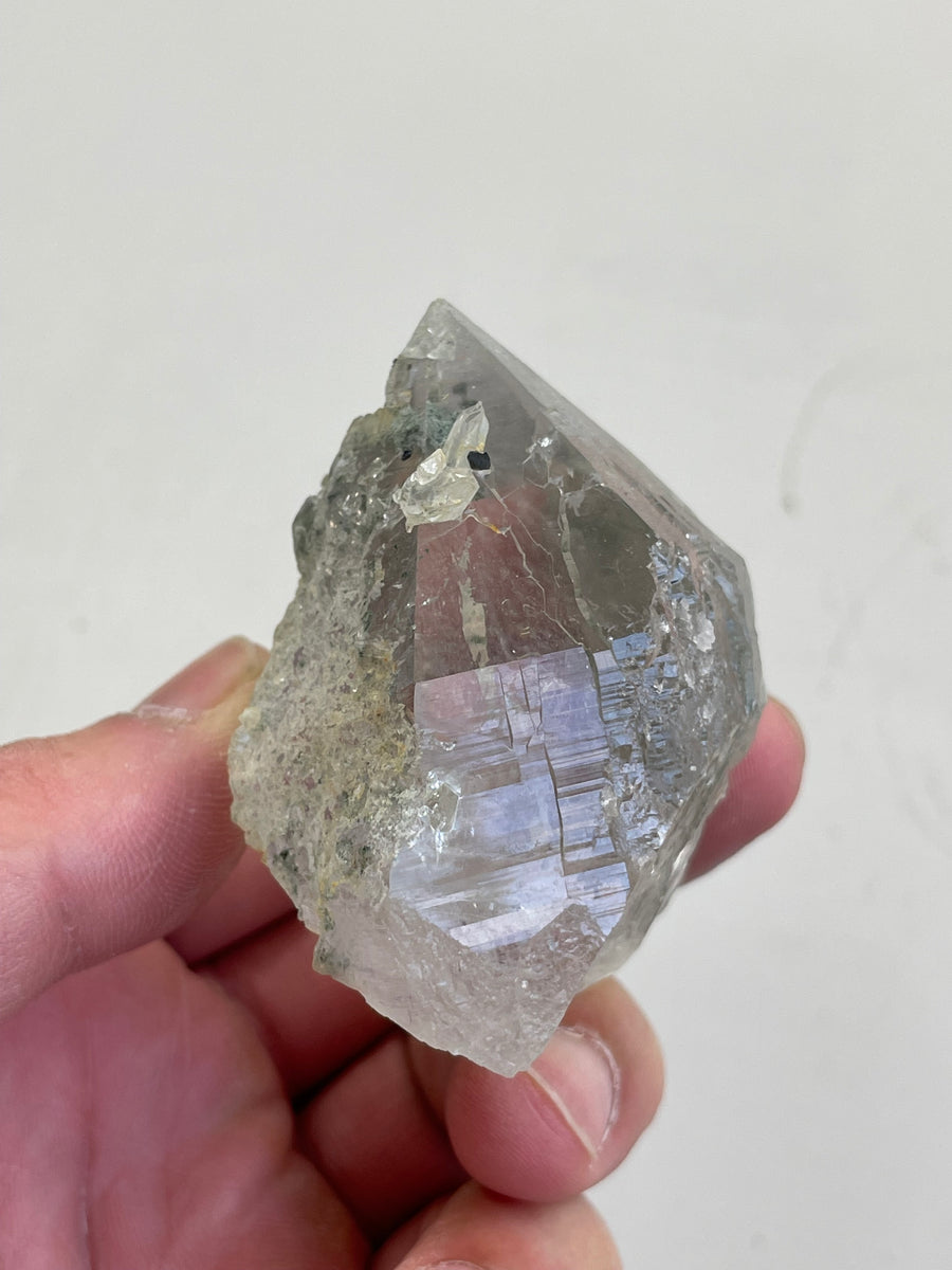 Green Himalayan Chlorite Inclusion Quartz Crystal Q016a – Crystal King ...